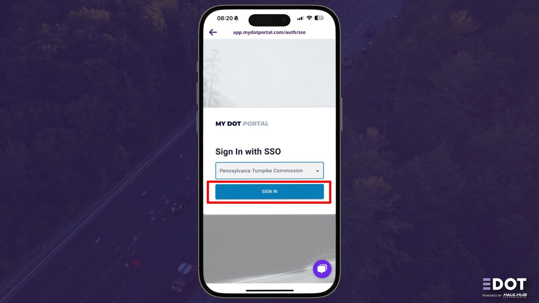 EDOT Agency SSO Login Overview