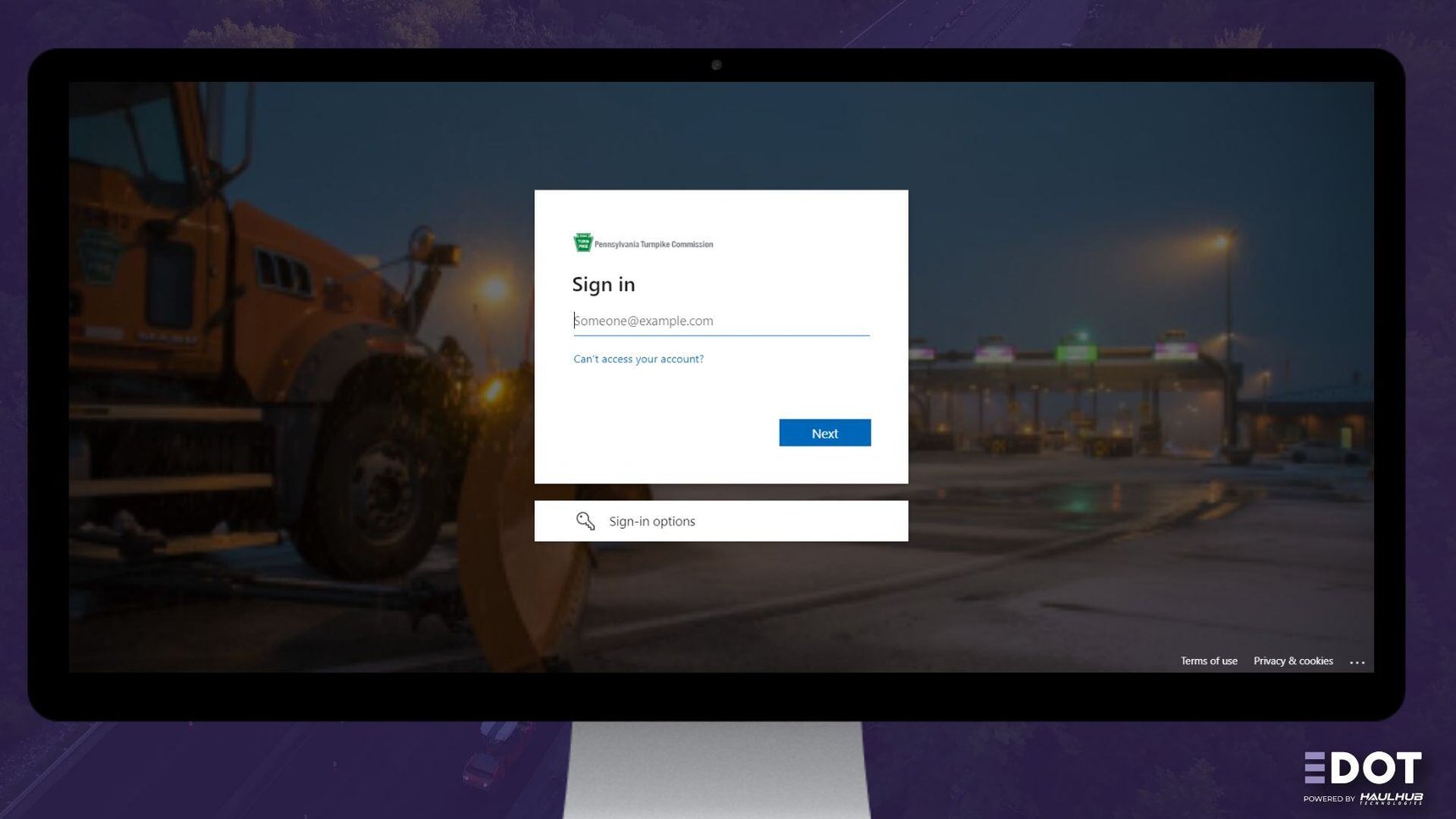 EDOT Agency SSO Login Overview
