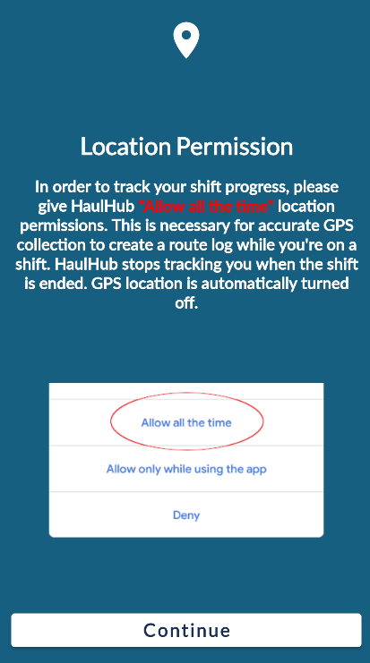 How do I check my location settings?